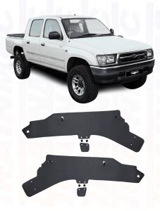 Guarda Pó de Caixa de Rodas Toyota Hilux Especial Trainmec Presilhas