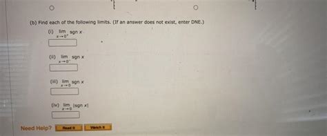 Solved The Signum Or Sign Function Denoted By Sgn Is
