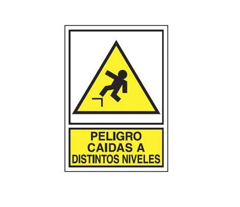 Hermosa Alrededores Marrón Señal De Peligro Caida A Distinto Nivel Personal Dos Grados Alexander