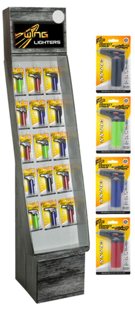 Giant Torch Lighter Shipper 144pcs