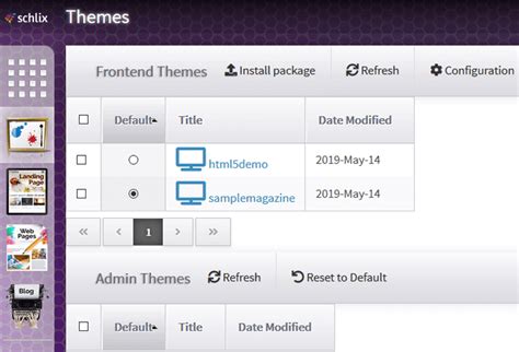 How To Change A Site Theme Documentation PHP MySQL HTML5 CSS3 SCHLIX
