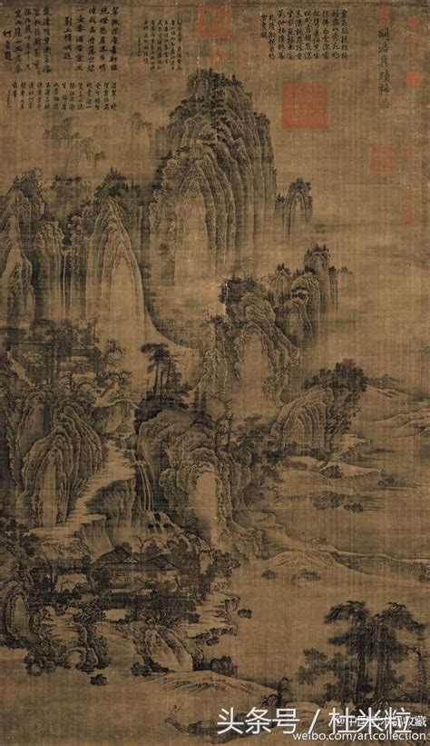 周文矩琉璃堂人物圖 王羲之 平安何如奉橘三帖卷 荊浩 匡廬圖 每日頭條