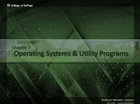 Ppt Operating Systems And Utility Programs Powerpoint Presentation Id1576963
