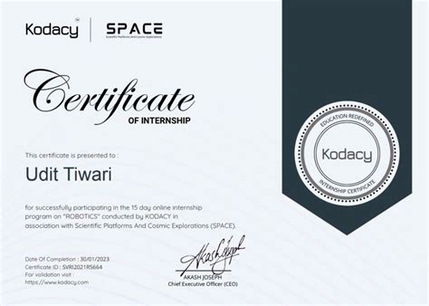 Udit Tiwari On Linkedin Robotics Internship