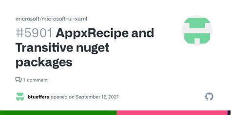 Appxrecipe And Transitive Nuget Packages Issue Microsoft