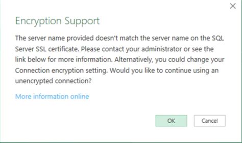 Unable To Connect To SQL Server Using SQL Server Power Bi