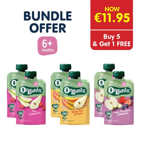 Organix 6m Pouches Bundle Whats Instore