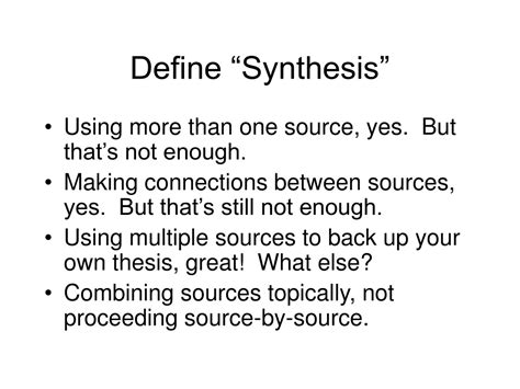 PPT Synthesis Paper Strategies PowerPoint Presentation Free Download ID 9530514