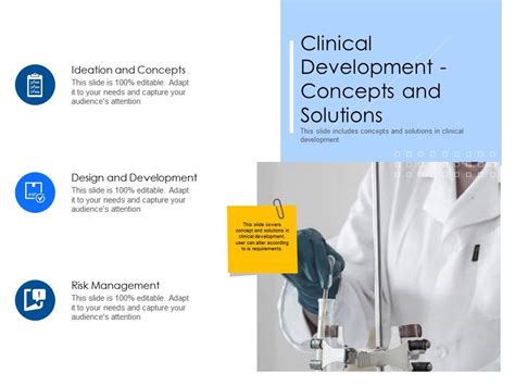 Clinical Development Concepts And Solutions Design Ppt Powerpoint Presentation Layouts Show