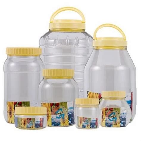Capacity ML Transparent Round Plastic Jar Size Ml At Piece In Nagpur