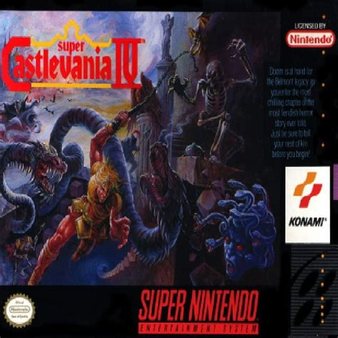 Restored Super Castlevania Iv Super Nintendo 1991 Snes Video Game