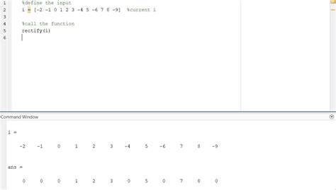 Solved 3 Defining Functions In Matlab A Rectifier Is A Device That Course Hero