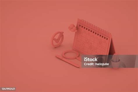 등분 계획 일정 및 캘린더 개념입니다 시간 관리 개념 3d 렌더링 3차원 형태에 대한 스톡 사진 및 기타 이미지 3차원 형태 개념 경영자 Istock