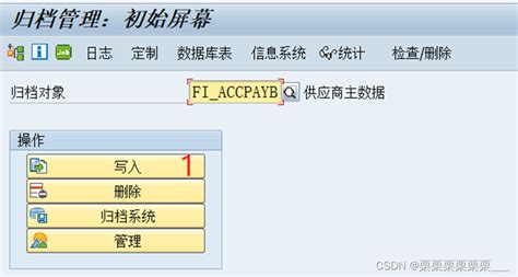 Sap Bp供应商归档 Csdn博客