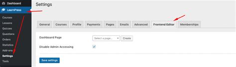 Frontend Editor Add On For LearnPress ThimPress