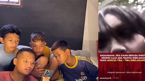 Reaction Video Horor Bareng Bocil YouTube