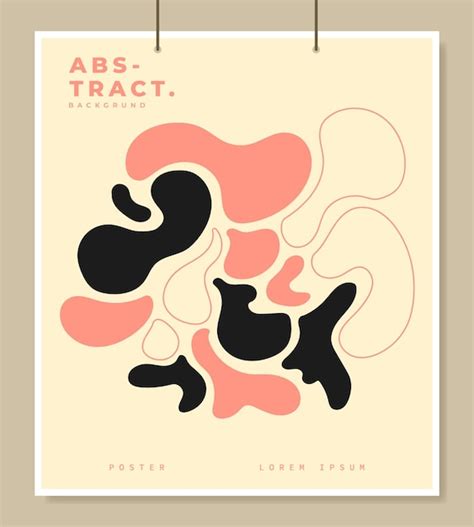 Premium Vector Abstract Blob Background Template Copy Space Smooth