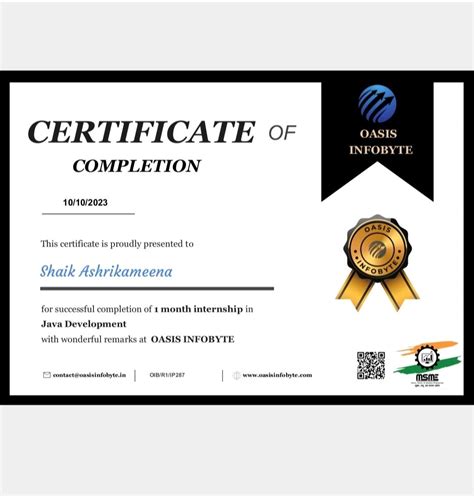 ashrikameena shaik on linkedin internships thanks java oasisinfobyte