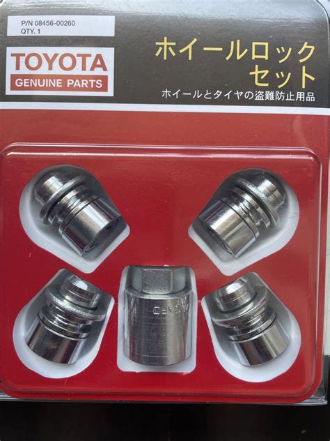 【送料込】トヨタ純正ホイールロックナットセット メルカリ