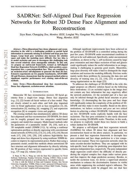 Sadrnet Self Aligned Dual Face Regression Networks For Robust 3d Dense