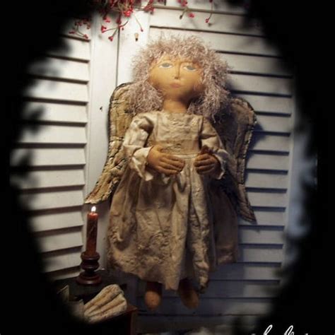 Primitive Angel Doll Etsy