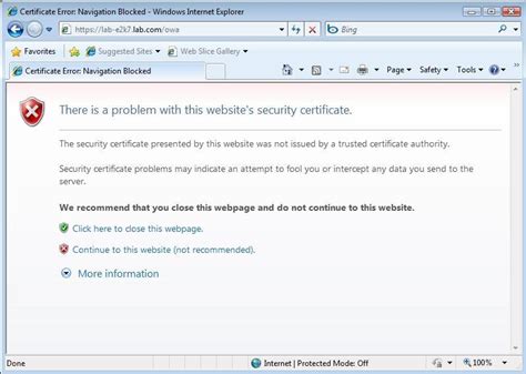 Windows Phone 7 Certificate Working On Ip But Not On Url Stack Overflow