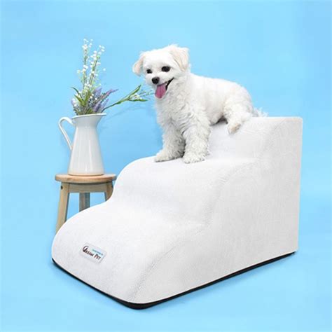 화이트톤 강아지 계단 추천 10가지 계단이 필요한 이유는 비마이펫 라이프