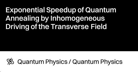 Exponential Speedup Of Quantum Annealing By Inhomogeneous Driving Of The Transverse Field