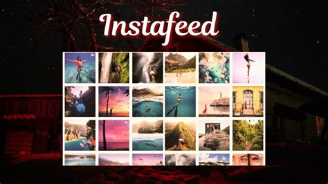 Instafeed Js Tutorial How To Use It Html Css Js Youtube