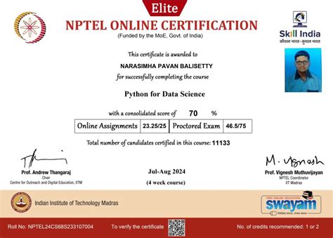 datascience python nptel artificialintelligence machinelearning