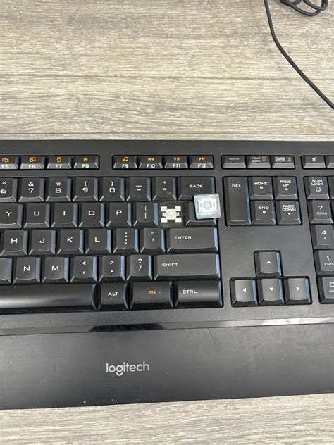 Logitech Illuminated Keyboard Wired Usb K740 Y Uy95 Tested And Working Ebay