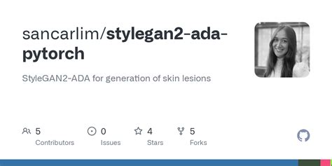 Github Sancarlimstylegan2 Ada Pytorch Stylegan2 Ada For Generation