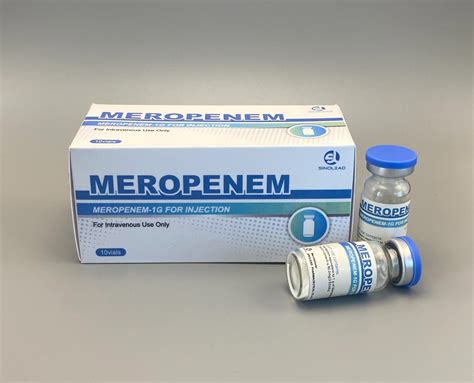 Meropenem For Injection 1g 10vials Box China Meropenem And Powder