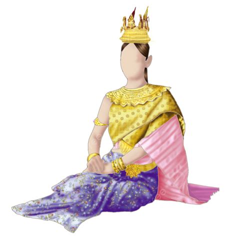 Beautiful Woman In Chut Thai Beautiful Chut Thai Traditional Thai Clothing PNG Transparent