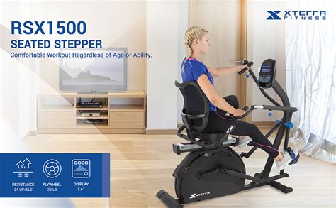 Xterra Fitness Rsx1500 Seated Stepper Sports And Outdoors