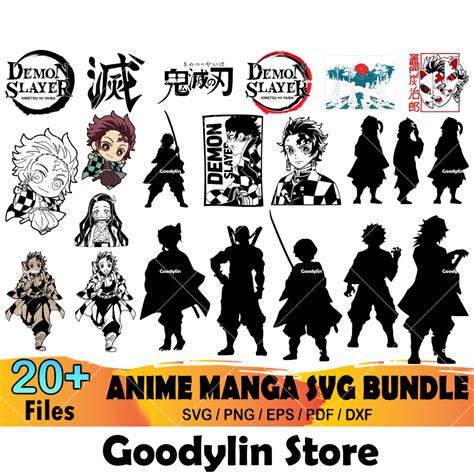 Demon Slayer Bundle Svg Demon Slayer Svg Nezuko Svg Demon Inspire