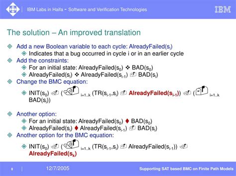 Ppt Supporting Sat Based Bmc On Finite Path Models Powerpoint