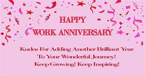 Happy Work Anniversary Wishes For Employees And Seniors Feel Your Team