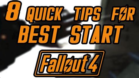8 Quick Tips For Fallout 4 Beginners Spoiler Free Guide Free Guide