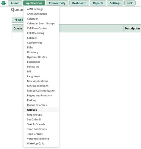 Freepbx 16 Add Call Queues Voxtelesys