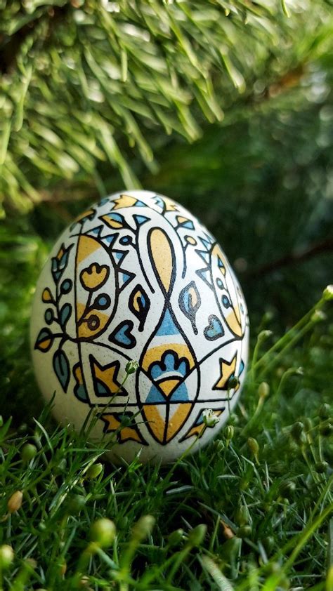 Українські писанки Ua Pysanky Писанка з традиційним орнаментом