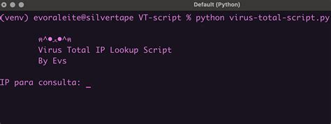 Basic Ip Lookup Automation Script For Virustotal By Evs Medium