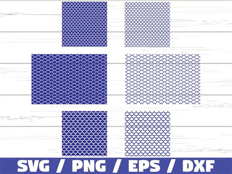 Mermaid Seamless Pattern Mermaid Pattern Svg Mermaid Scale Inspire