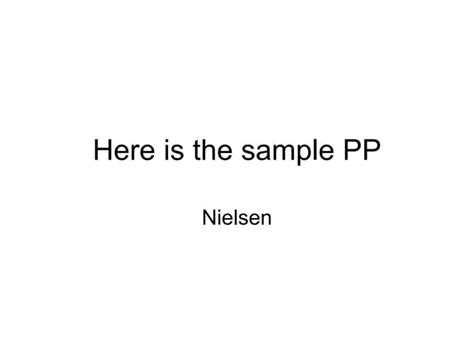 Sample Pp1 Ppt
