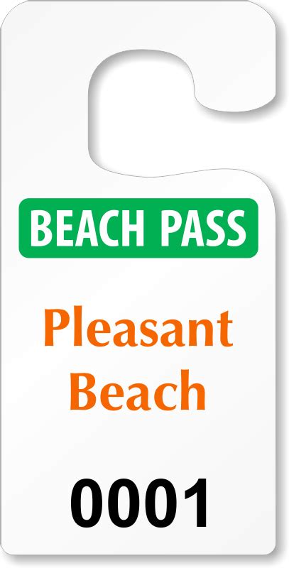 Customize Parking Pass For Your Beach Community Or Resort