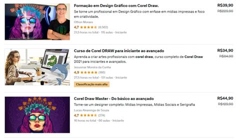 As melhores opções de curso online de Corel Draw
