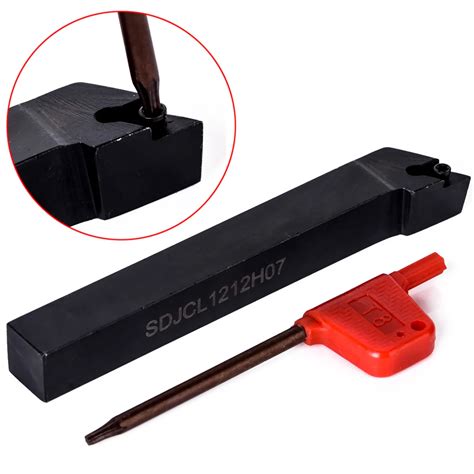 Lathe Indexable Carbide Turning Tool Holder Set With Dcmt070204 Carbide