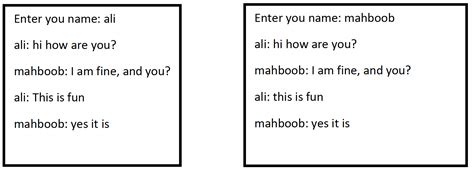 Multithreading Multi Client Simple Chatnon Gui Server In Java Using