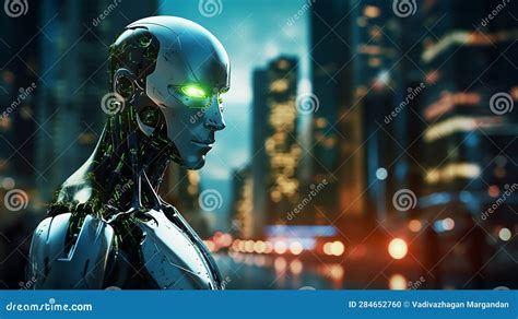 D Rendered Android Robot Stock Illustration Illustration Of Person