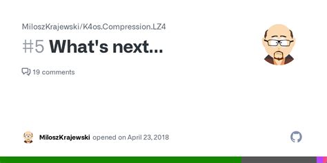 What S Next Issue MiloszKrajewski K Os Compression LZ GitHub